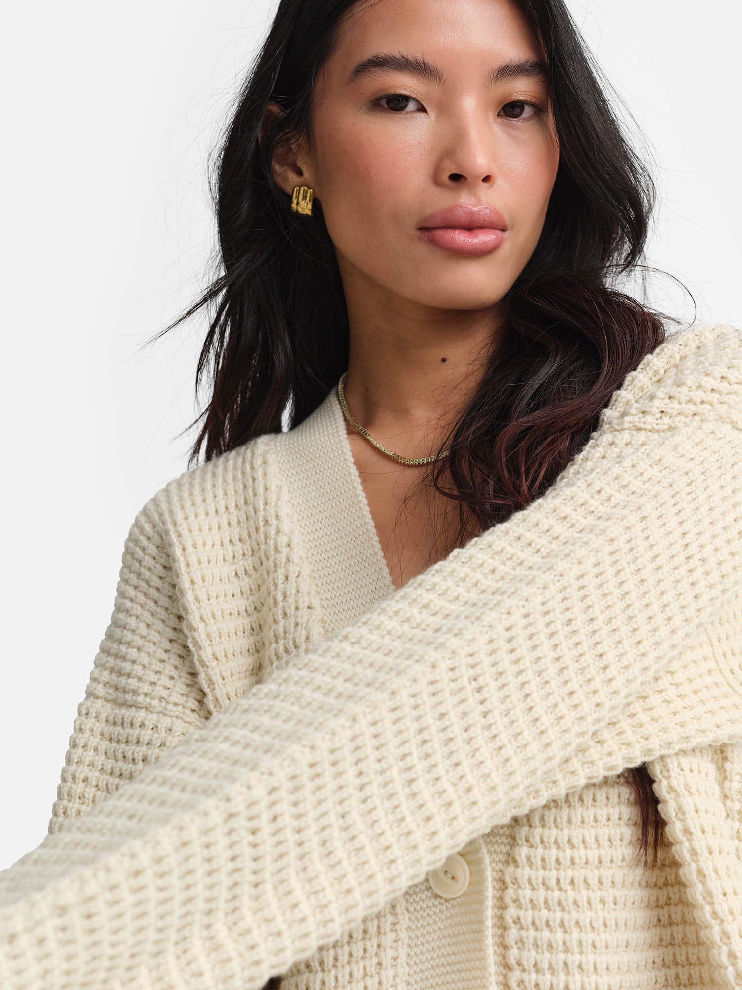 Merino Waffle Cardigan – EAGLE TRADE CO., LIMITED